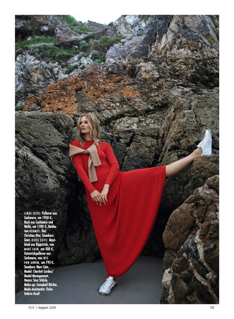 CHARLOTT CORDES for ELLE Germany by James Meakin | Model Management CHARLOTT CORDES for ELLE Germany by James Meakin | Model Management